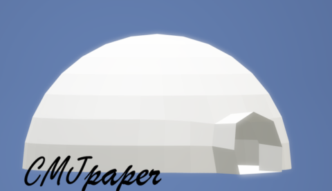 PAPERCRAFT IGLOO - CMJ paper